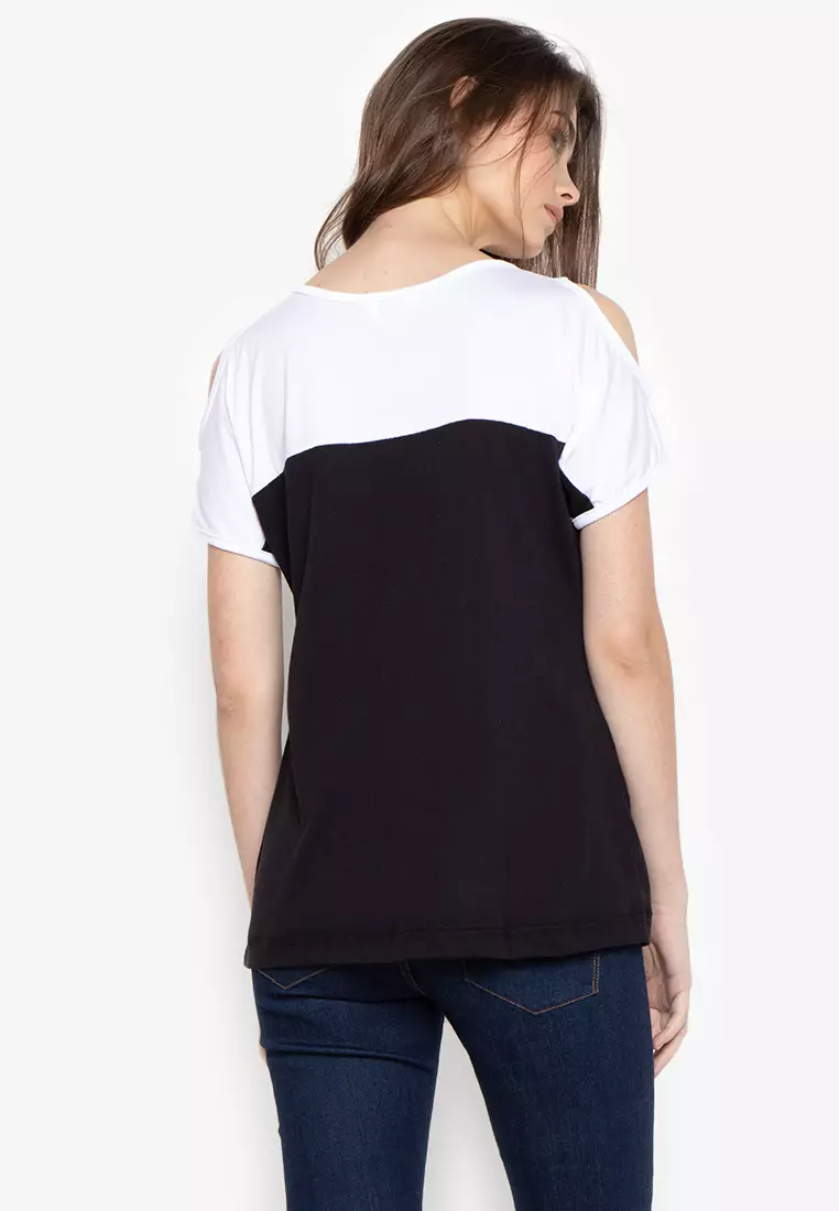 Buy Moondaze Tina Contrast Color Top 2025 Online Zalora Philippines