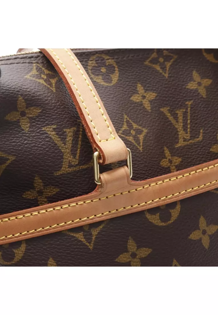 Louis Vuitton Pre-Loved Louis Vuitton Kusan GM monogram Shoulder bag ...