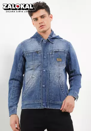 Jaket Denim Pria Terbaru Up to 50% - ZALORA