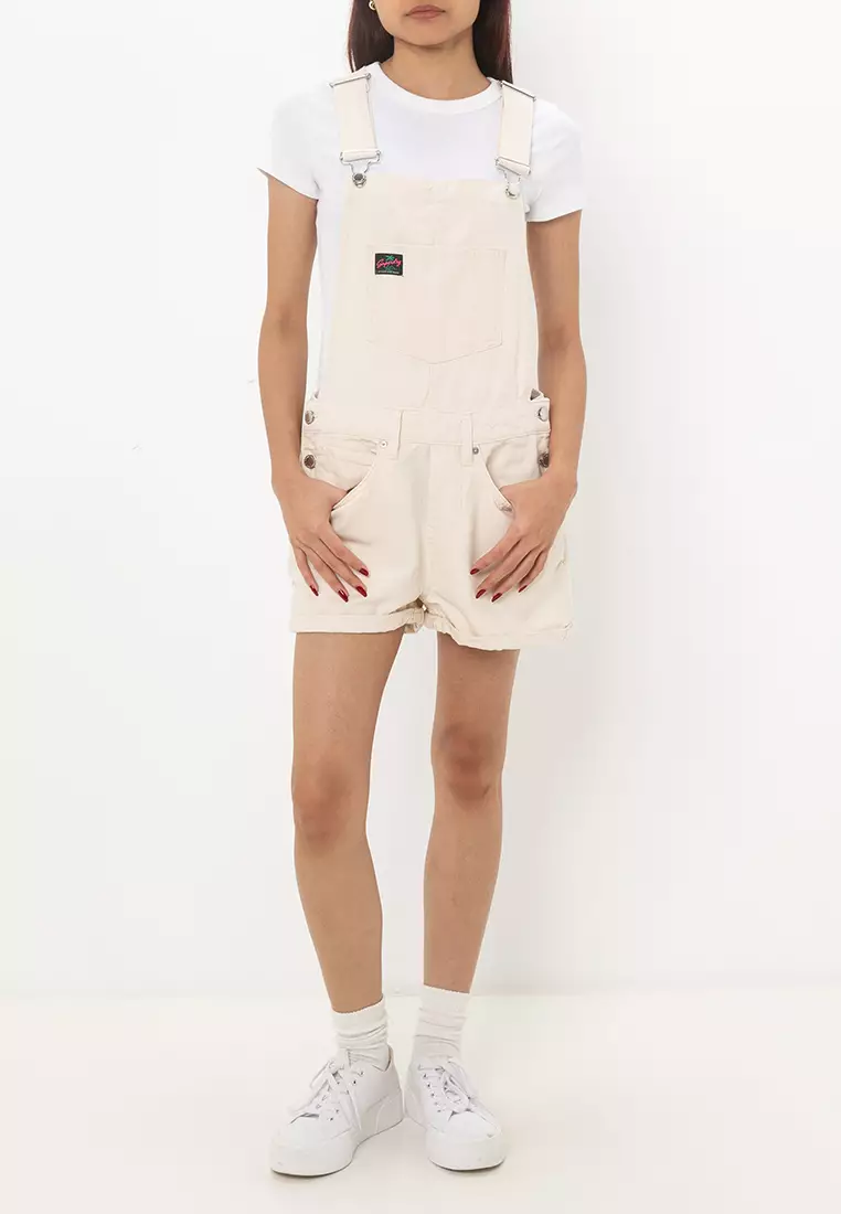 Buy Superdry Vintage Canvas Short Dungaree 2026 Online | ZALORA