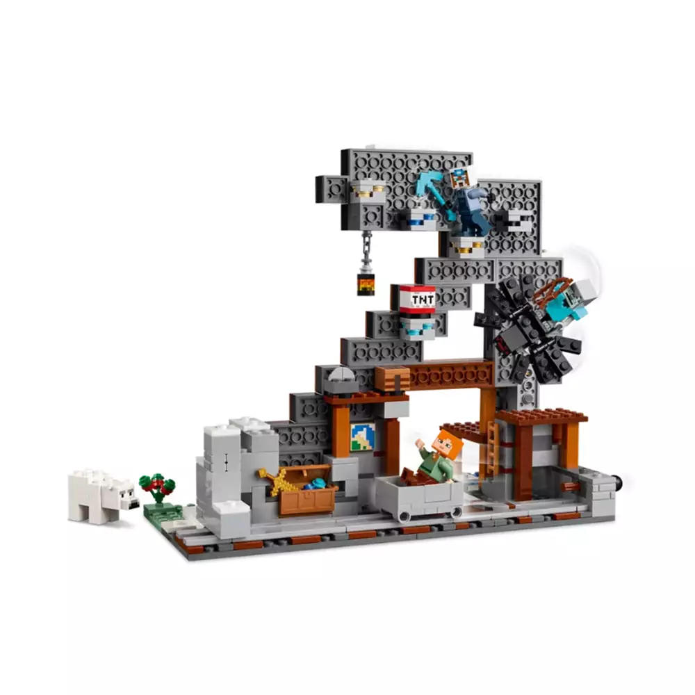 Jual TOYS KINGDOM LEGO MINECRAFT THE PICKAXE MINE SET 530 PCS 21277 ...