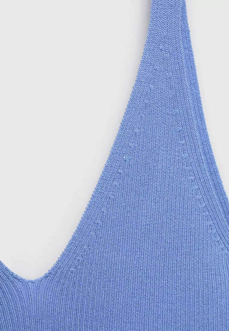 Jual Mango Knit Strap Top Original 2025 | ZALORA Indonesia
