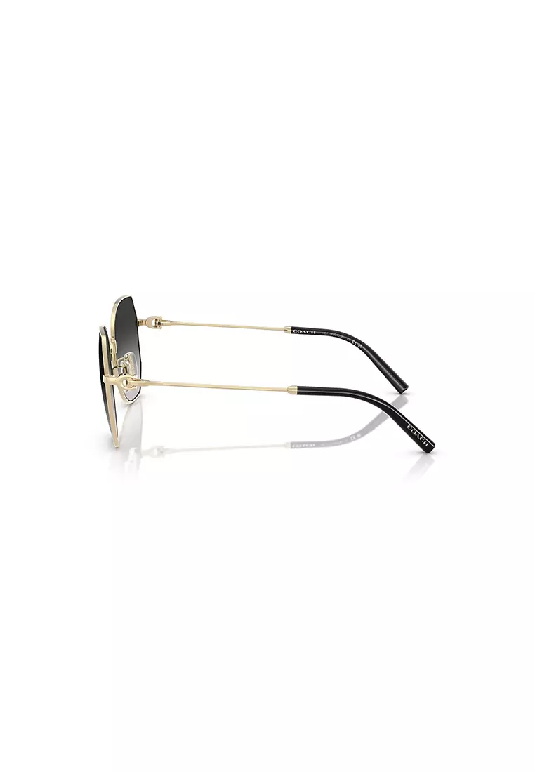 網上選購 Coach Women's Irregular Frame Gold Metal Sunglasses - HC7175 2025 ...