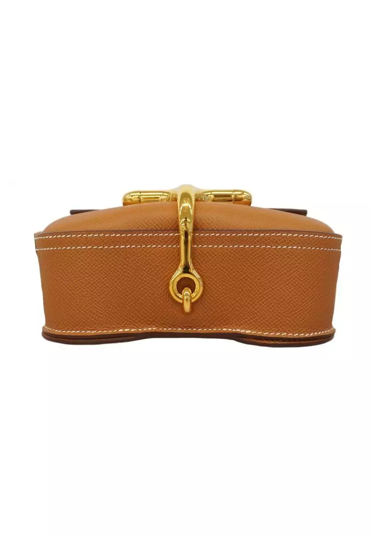 Buy Hermes Pre-Loved Hermès Gold Leather Shoulder 2025 Online | ZALORA