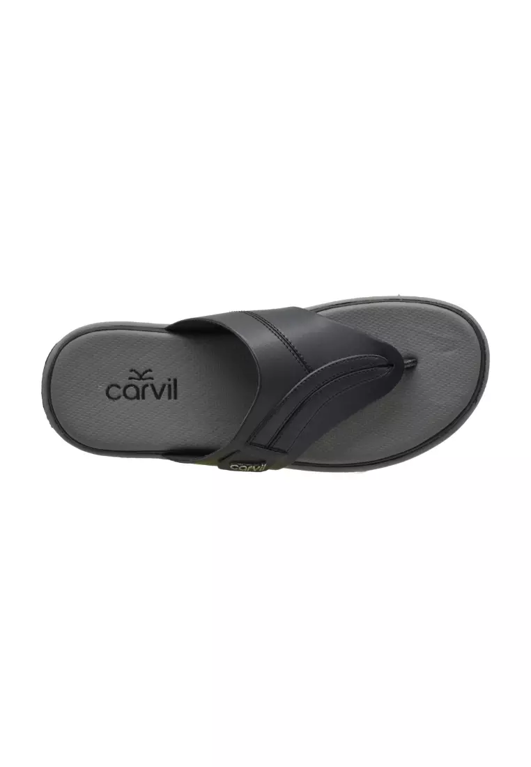 Jual Carvil Carvil Sandal Pria Lidano-01 M Black Original 2026 | ZALORA ...