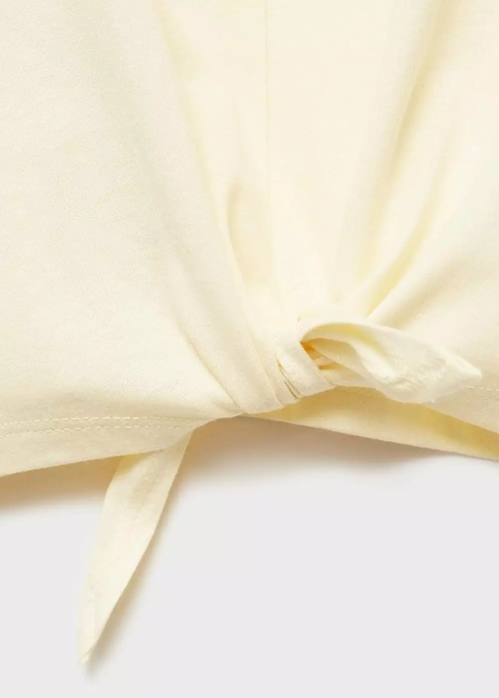 Jual Mango T-shirt katun dengan detail simpul Original 2025 | ZALORA ...