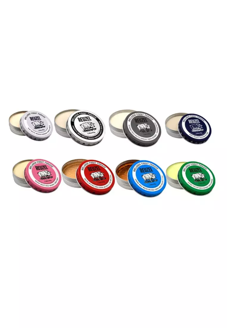 Buy Reuzel Reuzel New Packaging Hair Pomade Variation 3.38OZ/95G - Blue Strong Hold Online ...