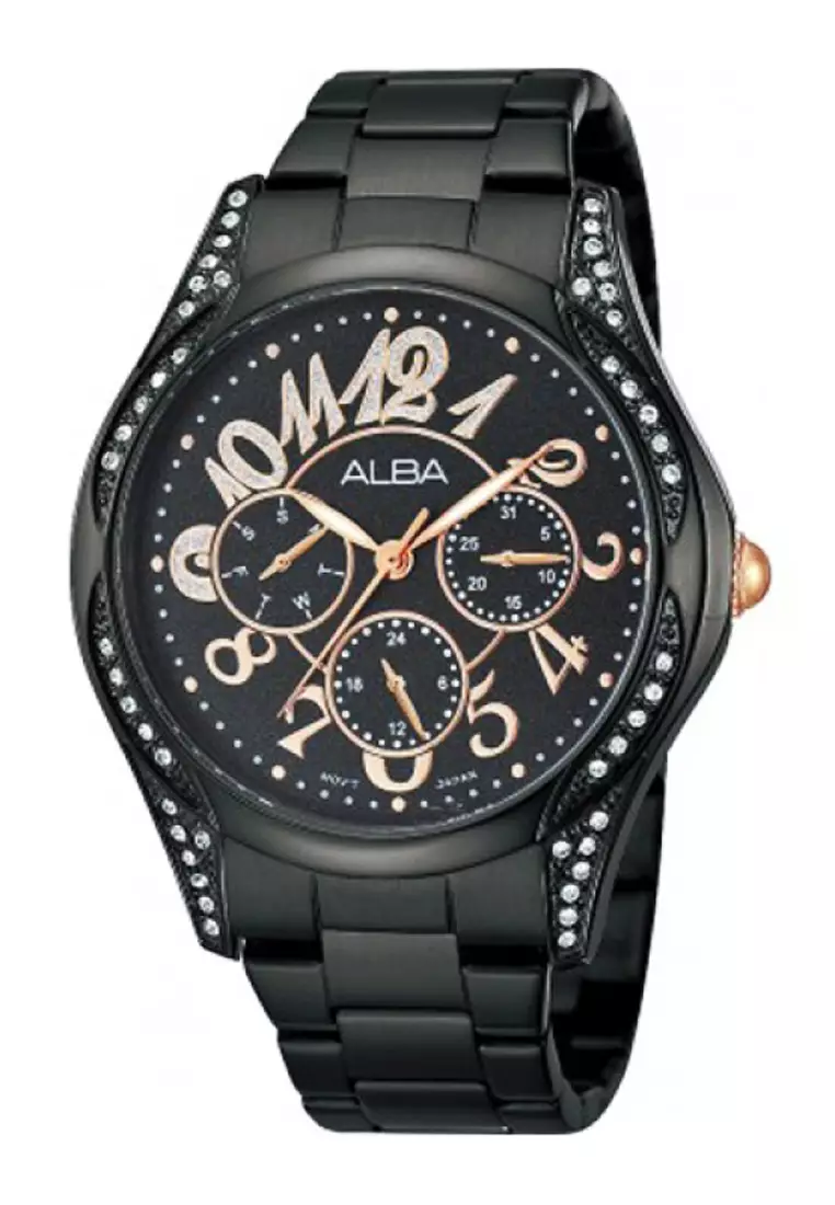 Jual Alba ALBA ASPE93X1 full Hitam Original 2025 | ZALORA Indonesia