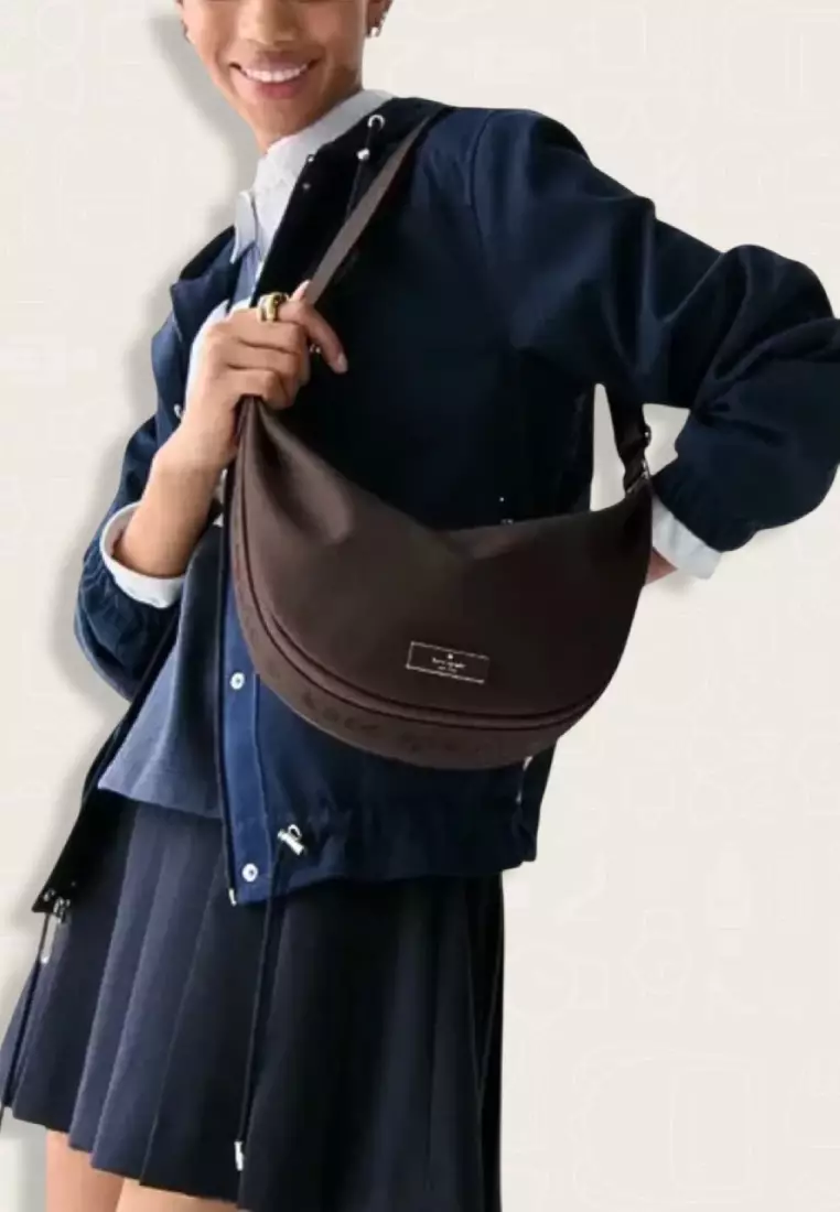 Jual Kate Spade Kate Spade Carter Nylon Medium Sling Bag Hot Fudge Original 2025 | ZALORA ...