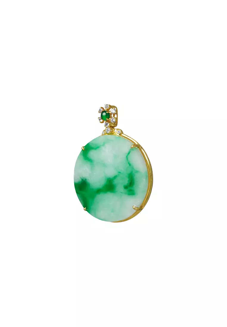 Buy TOMEI TOMEI Peacefully Jade Pendant, Yellow Gold 750 2025 Online ...