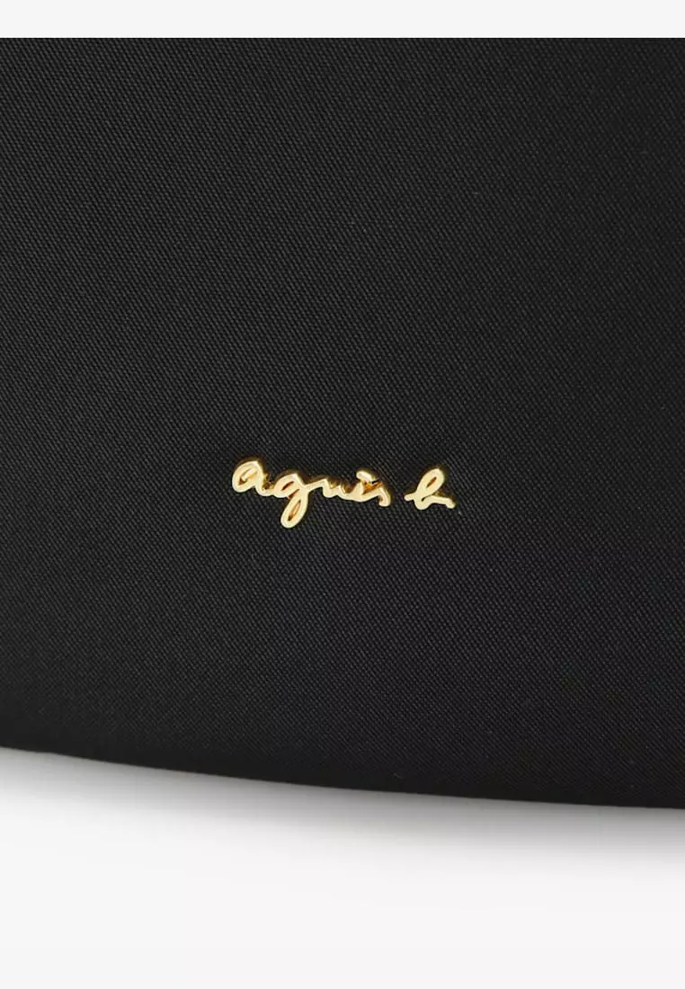 Buy agnès b. Logo Medium Hobo Bag 2026 Online | ZALORA