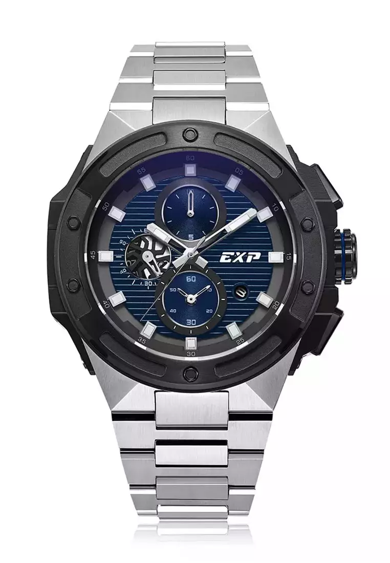 Jual Expedition Expedition Jam Tangan Pria - Silver Black Blue ...