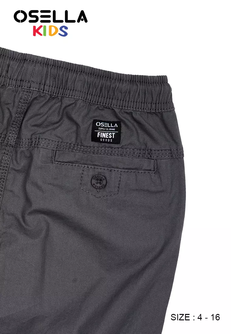 Jual Osella Kids OSELLA BASIC REGULAR CHINOS IN DARK BLUE GREY Original 2025 | ZALORA Indonesia