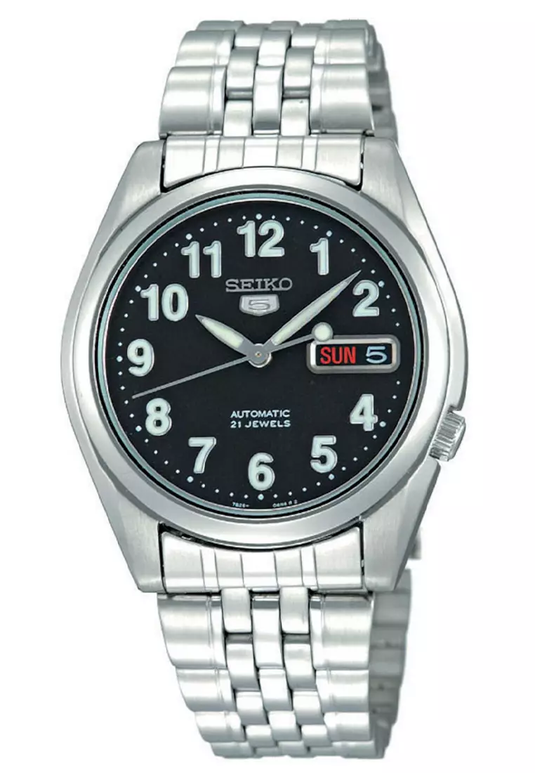Jual Seiko Seiko SNK381K1 - Jam Tangan Automatic Pria - Silver Black ...
