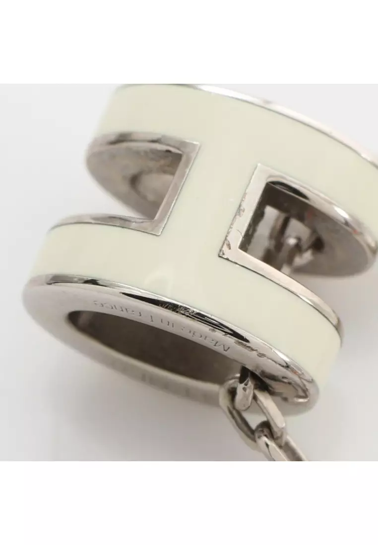 Buy Hermes Pre-Loved Hermès MINI POP H Mini Pop H necklace Silver white ...