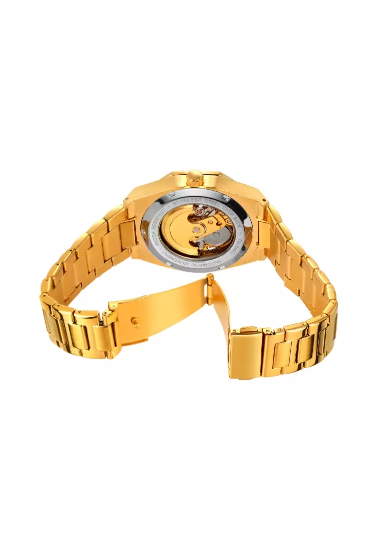 Buy OPCHIC Men's Fashion Skeleton Automatic Mechanical Watch 2025 ...