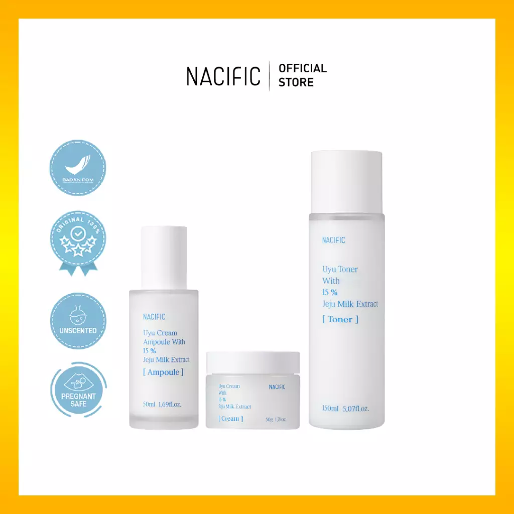 Jual Nacific Nacific Uyu Cream Ampoule+Toner+Cream Original 2025 ...