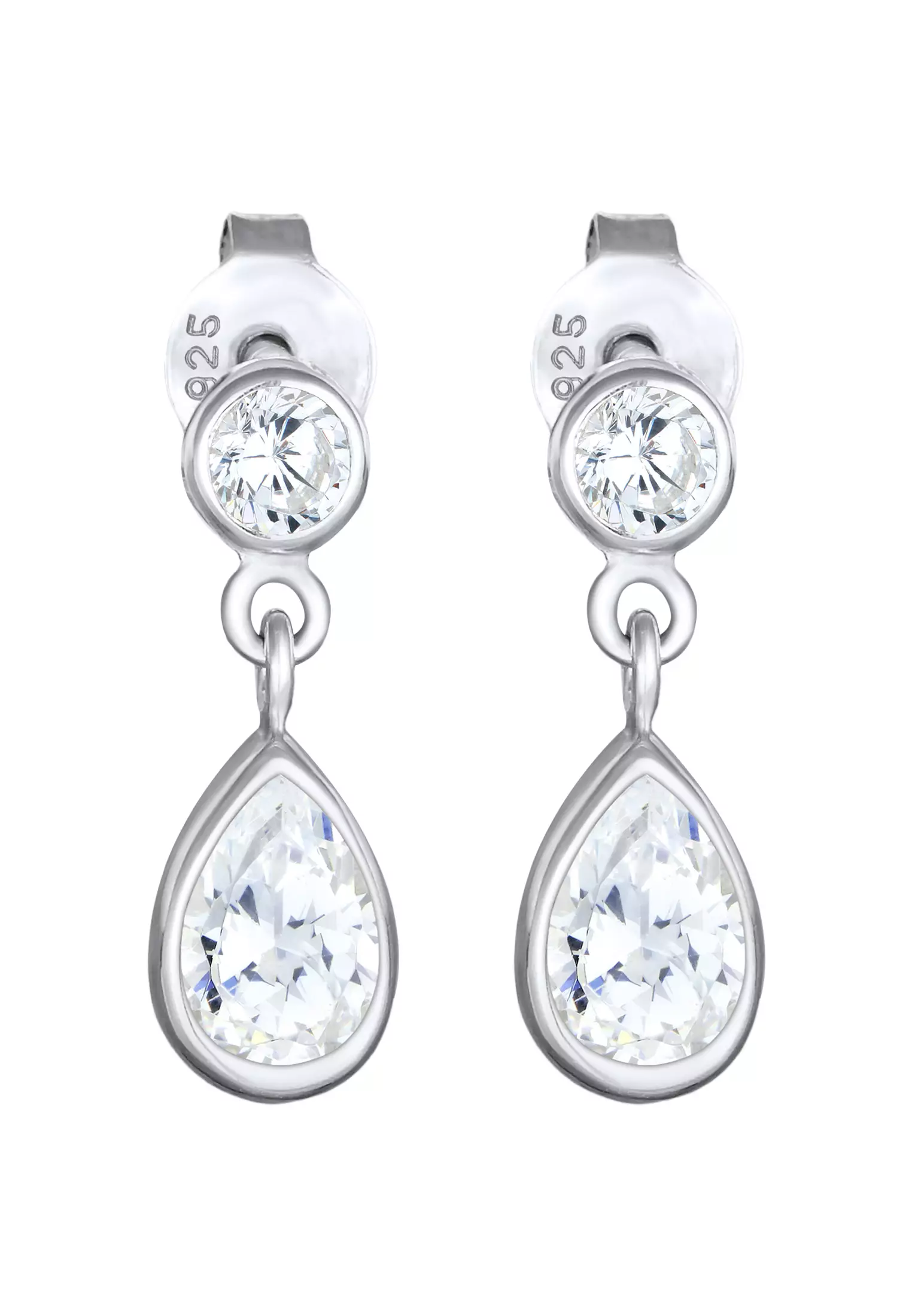 Buy ELLI GERMANY Pear Zirconia Drop Earrings – 925 Silver 2026 Online ...