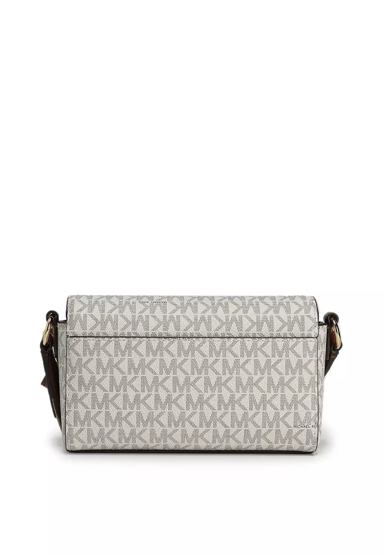 Buy MICHAEL KORS Vincent Monogram Small Crossbody Bag with Card Case ...