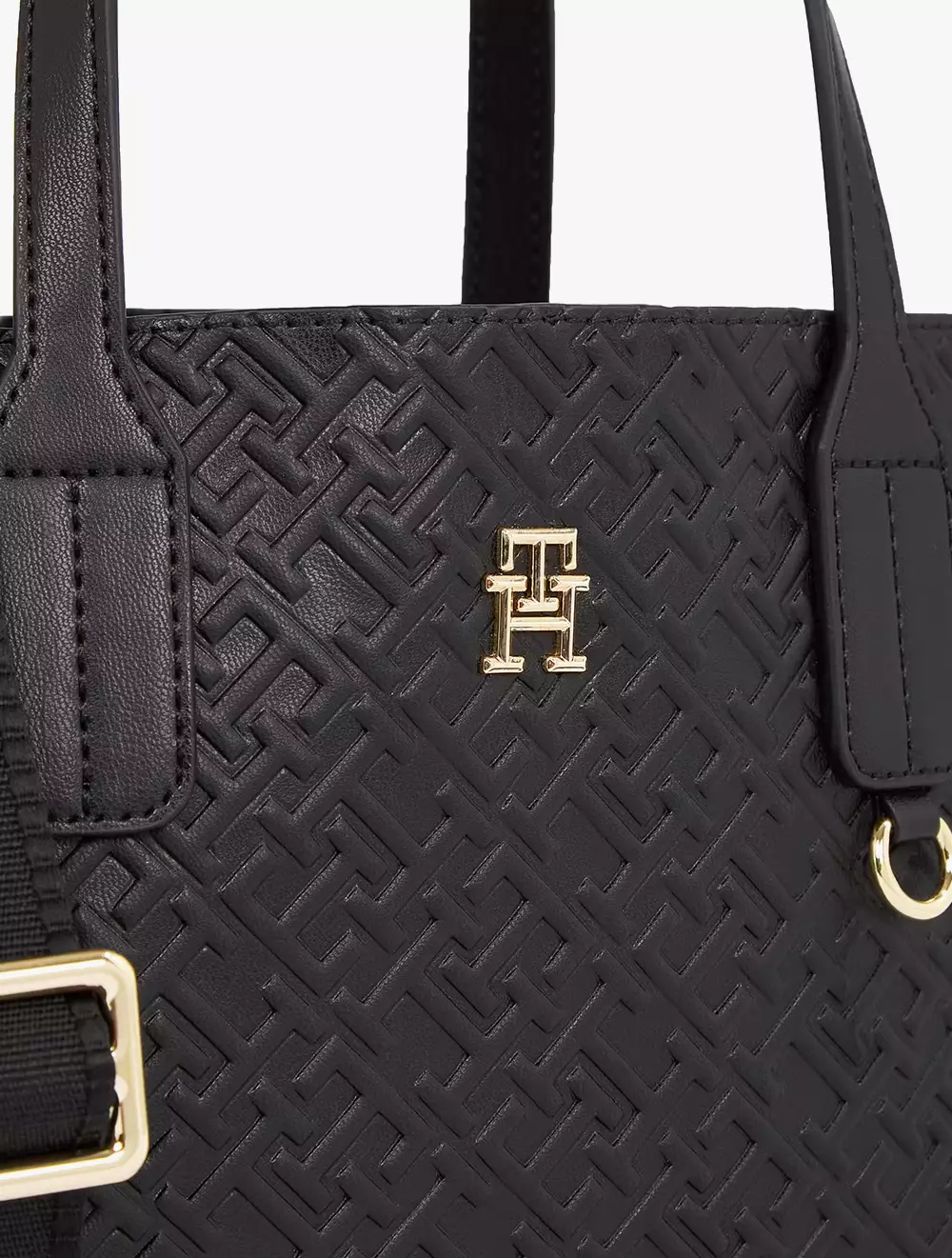 Jual Tommy Hilfiger Tommy Hilfiger - TH Monogram Embossed Tote - Black Original 2024 | ZALORA ...