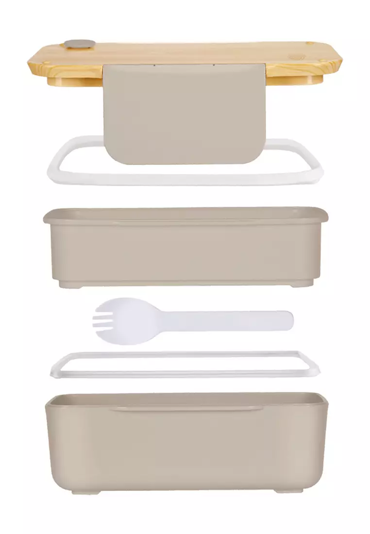 Buy Slique Slique Persona Lunch box w/ PP Spork Included | Compartment ...