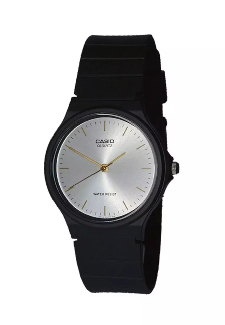 Jual Casio Casio Original Analog Jam Tangan Unisex Hitam Strap Karet MQ24 MQ-24-7E2LDF Original ...