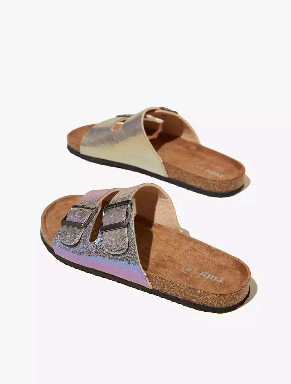 Jual Rubi Rubi - Sepatu Wanita - Rex Double Buckle Slide - Ombre ...
