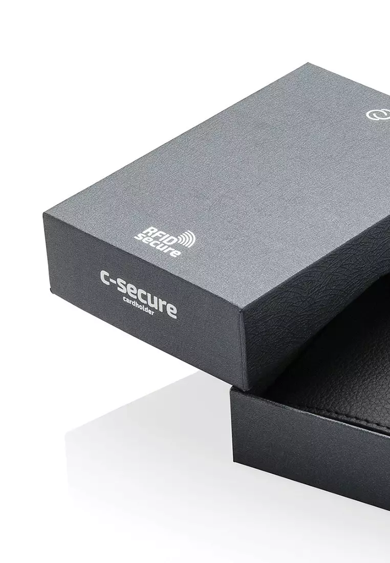 Jual C-Secure C-Secure Aluminium RFID Cardholder Blue Original 2024 ...