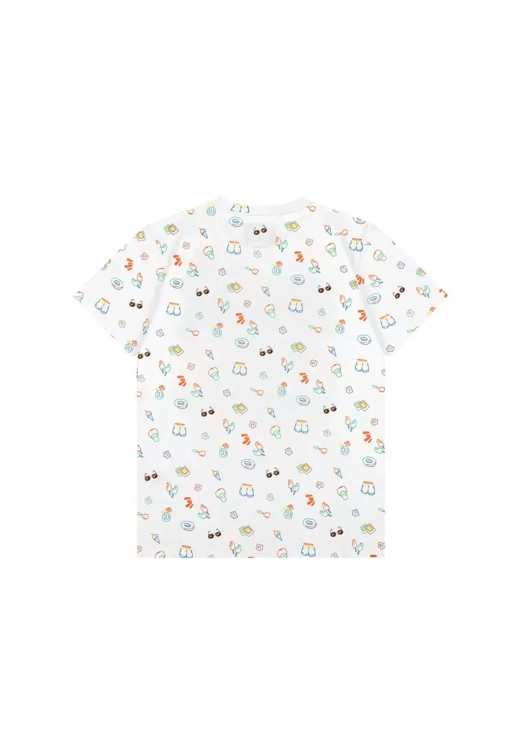 Jual 3SECOND 3Second Kids Boy's Stripe T-Shirt Short Sleeve Regular Fit ...