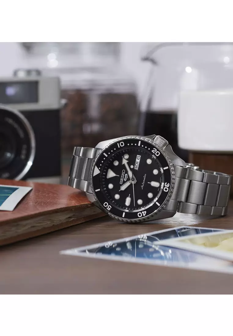 網上選購 Seiko SRPD55K1 Superman Automatic Men's Watch | Black Dial with ...