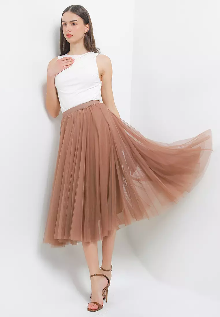 Jual Chic Simple Panel Tutu Skirt Original 2025 | ZALORA Indonesia
