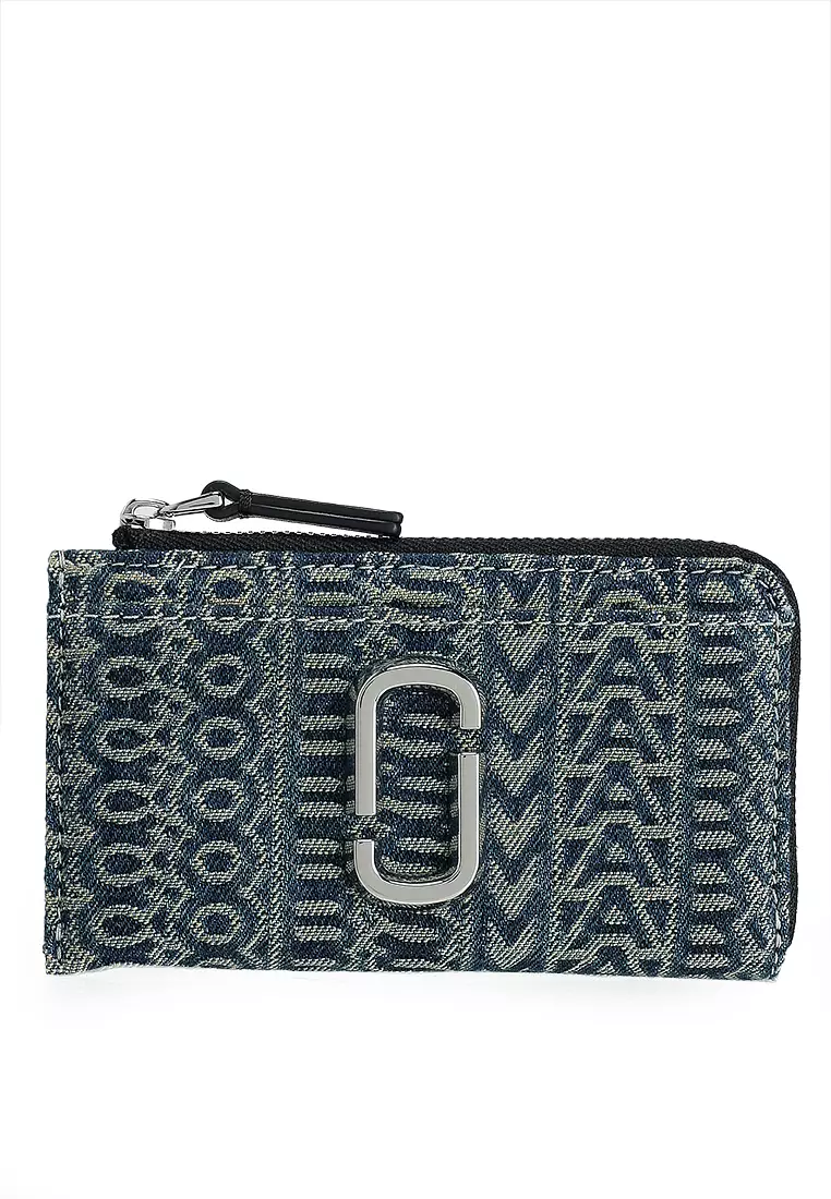 Buy Marc Jacobs The Monogram Denim J Marc Top Zip Multi Wallet Online ...