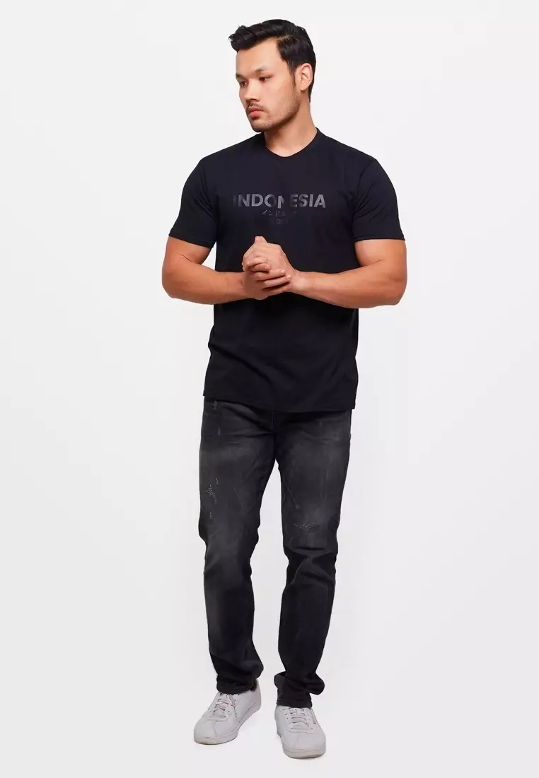 Jual Brain Clothing BLACK IDN T-SHIRT Original 2024 | ZALORA Indonesia