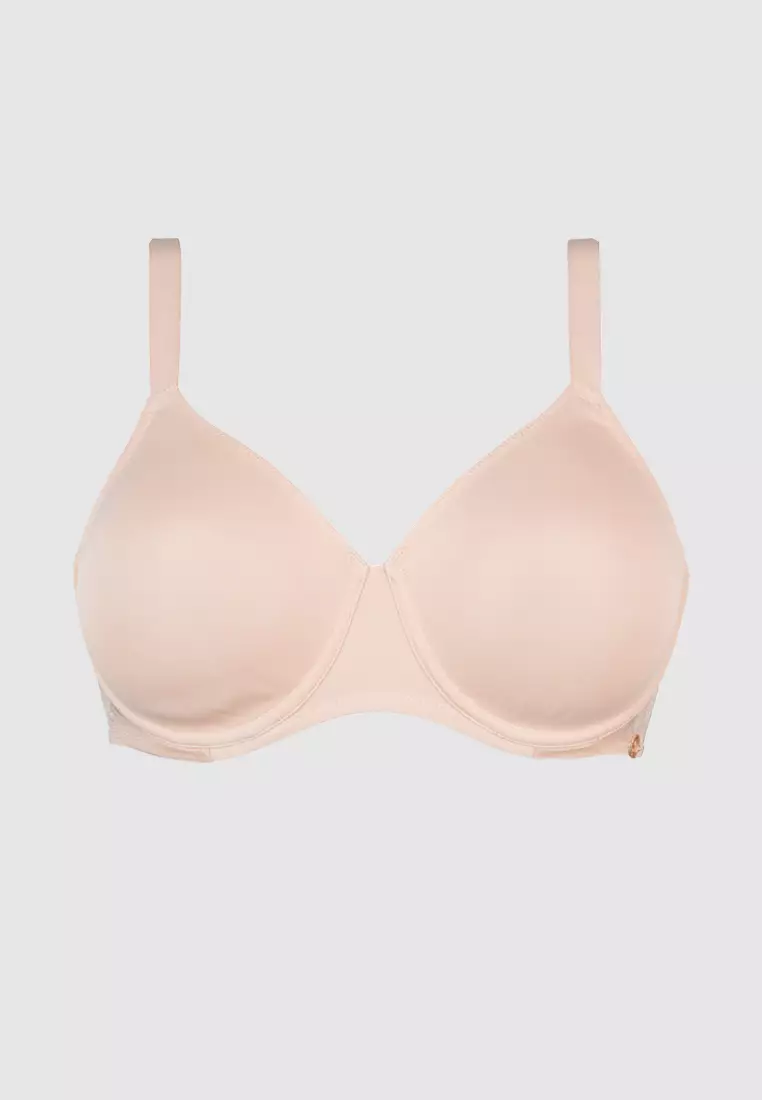 Buy Sans Complexe Perfect Curves Wired Minimiser Bra with Lace Online ...