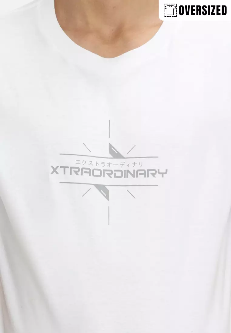 Jual Xtraordinary (XO) XTRAORDINARY (XO) T-Shirt Cotton Oversized Pria 2079240011 Original 2025 ...