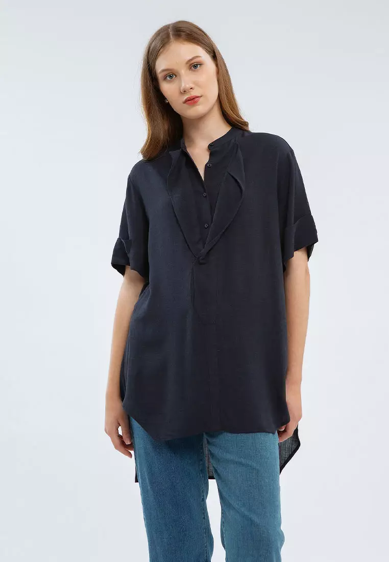 Jual Minimal Minimal Dreamy Top Dark Navy Original 2024 | ZALORA ...