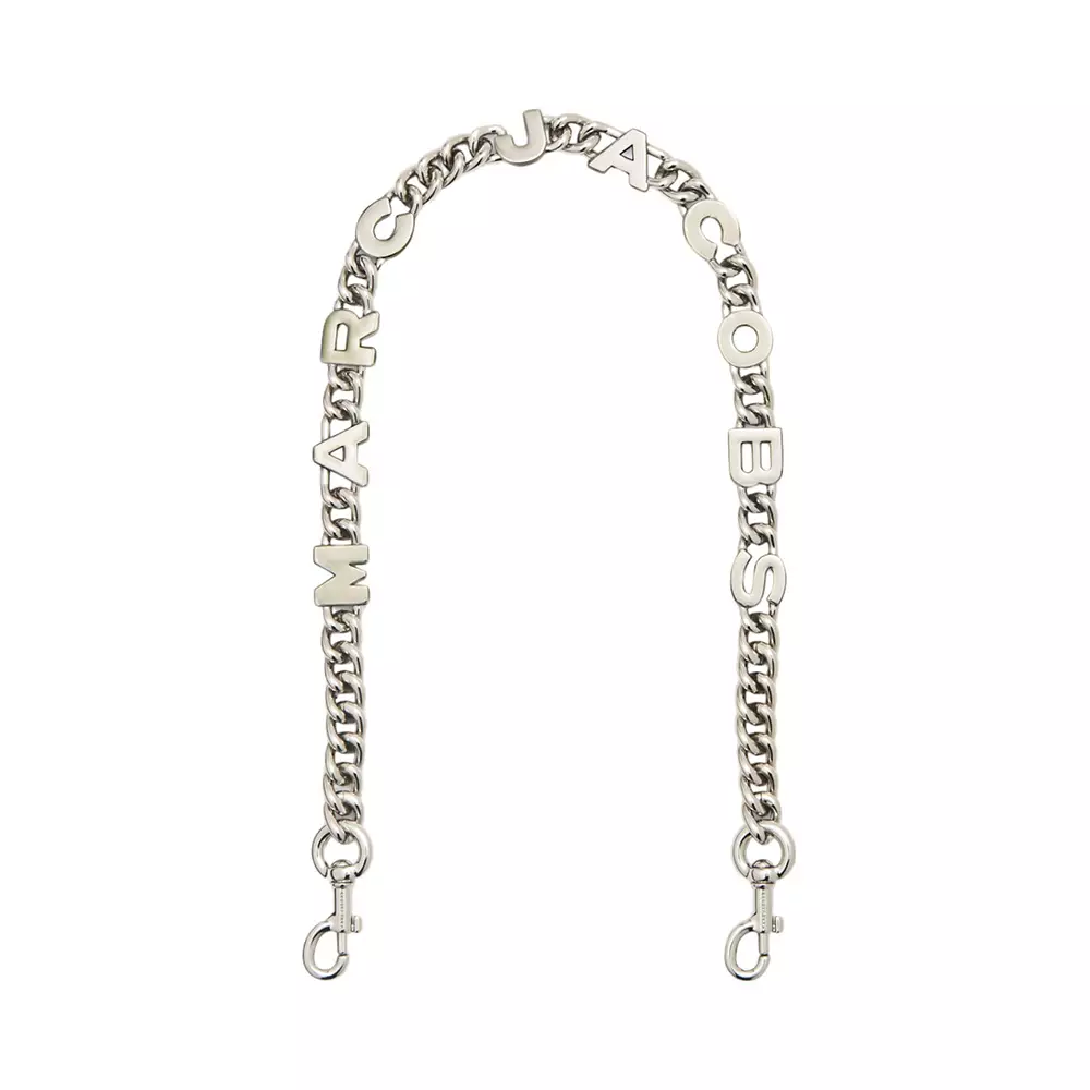 Jual Marc Jacobs Marc Jacobs The Logo Chain Shoulder Strap Nickel ...