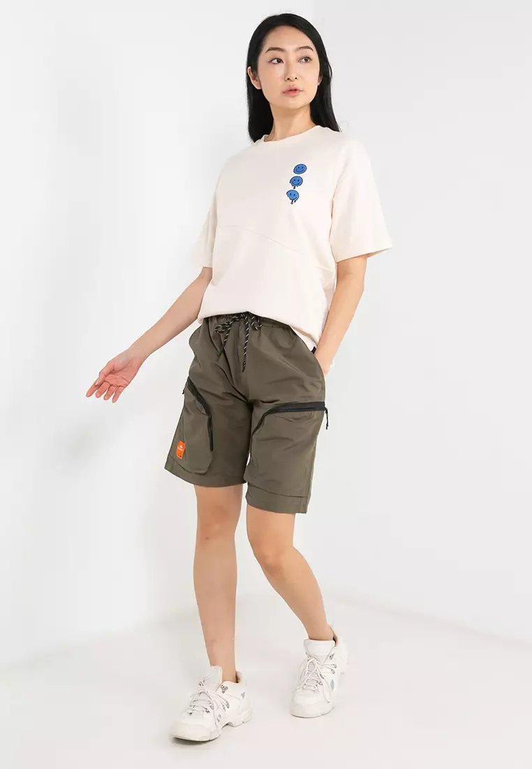 Buy Life8 All Wears Melting Smiley Embroidered Short Sleeves T-Shirt 2024 Online | ZALORA