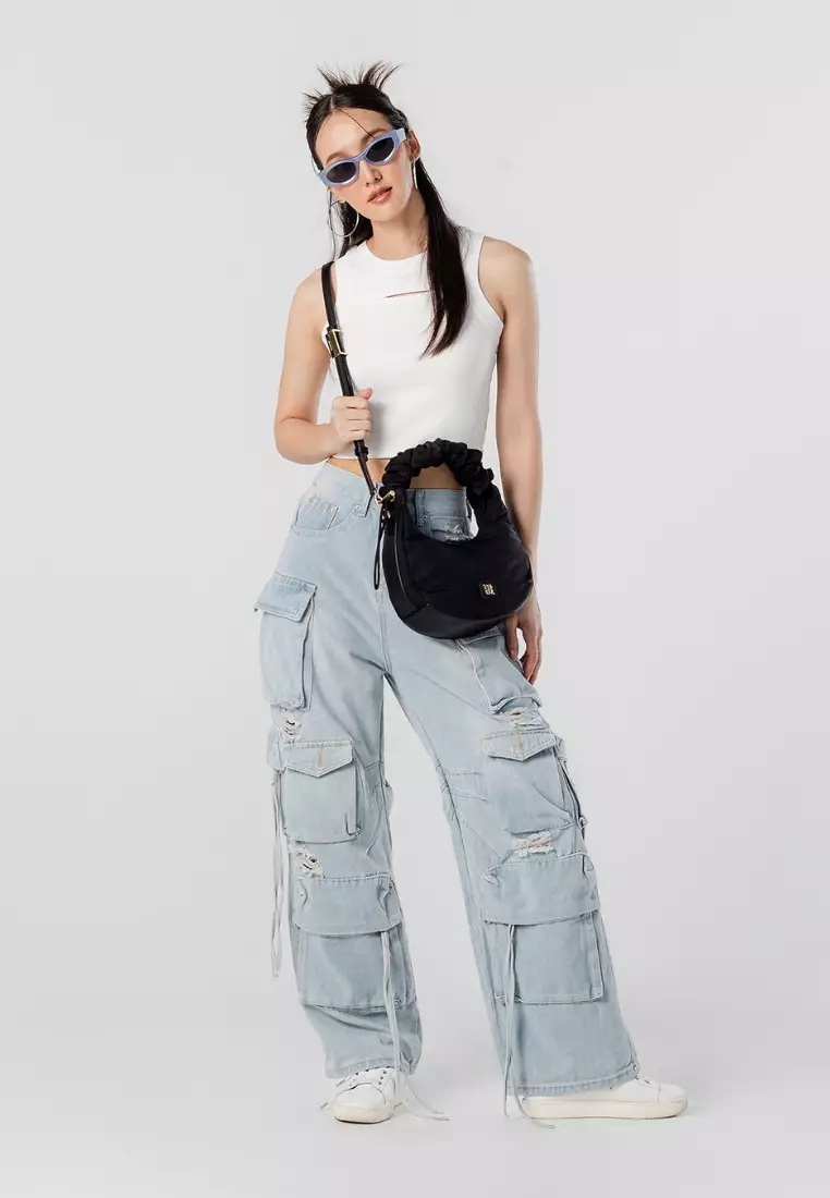 Buy Sometime Fuffa Mini 2.1 Bag - Coconut Ash Online | ZALORA Malaysia