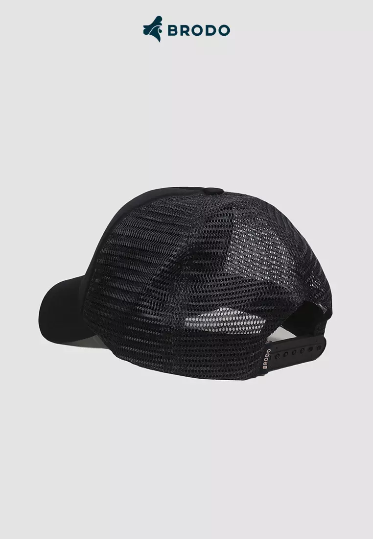 Jual Brodo BRODO - Bigger Trucker Hat All Black Original 2024 | ZALORA ...