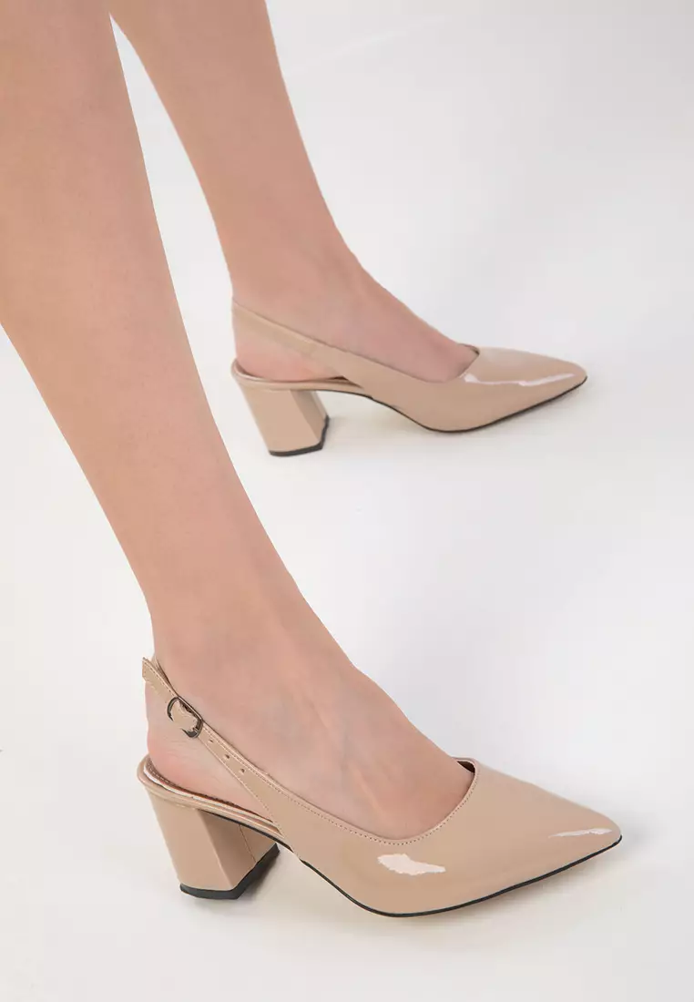 Buy Soho Ten Patent Leather Women's Classic Heeled Shoes 20371 Online ...