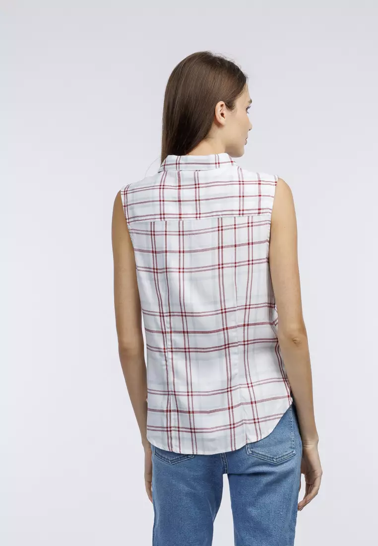 Buy Harley-Davidson Harley-Davidson Faith Sleeveless Plaid Shirt 2025 ...