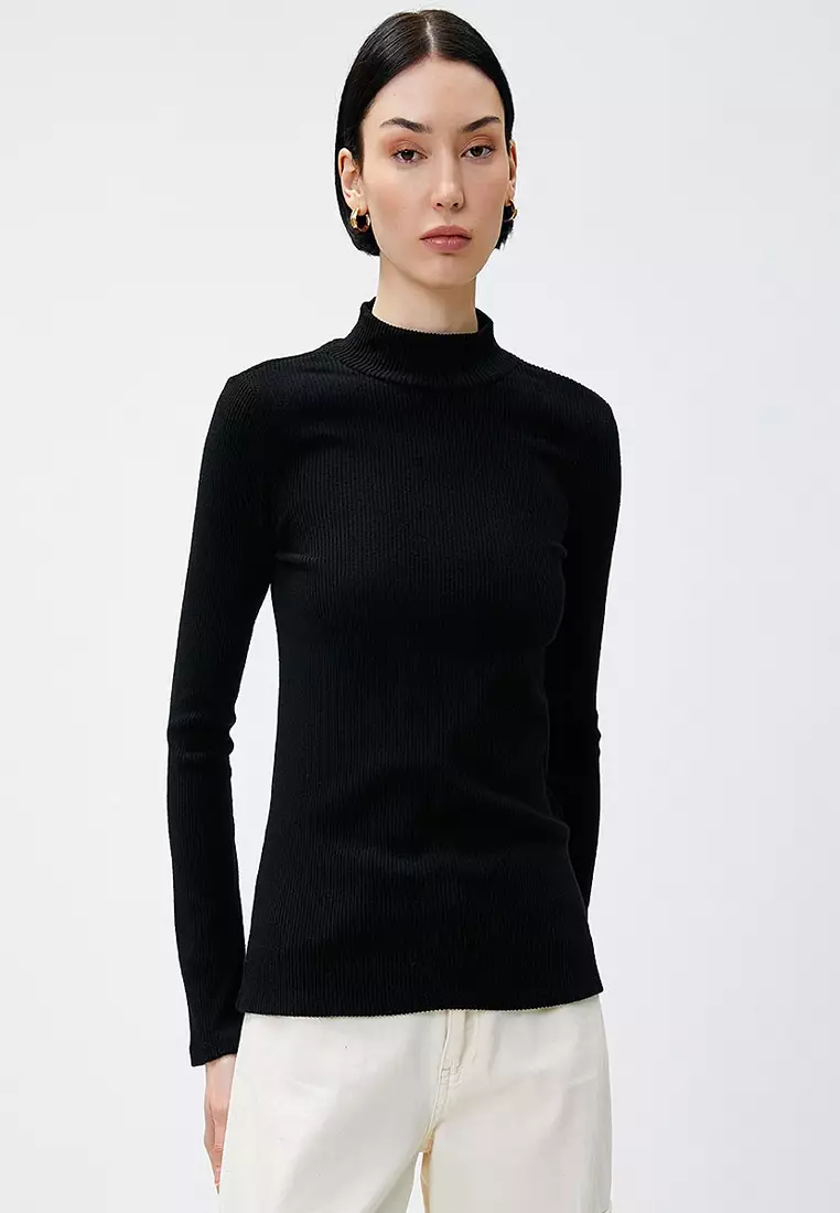Jual KOTON Black Sweater Original 2025 | ZALORA Indonesia
