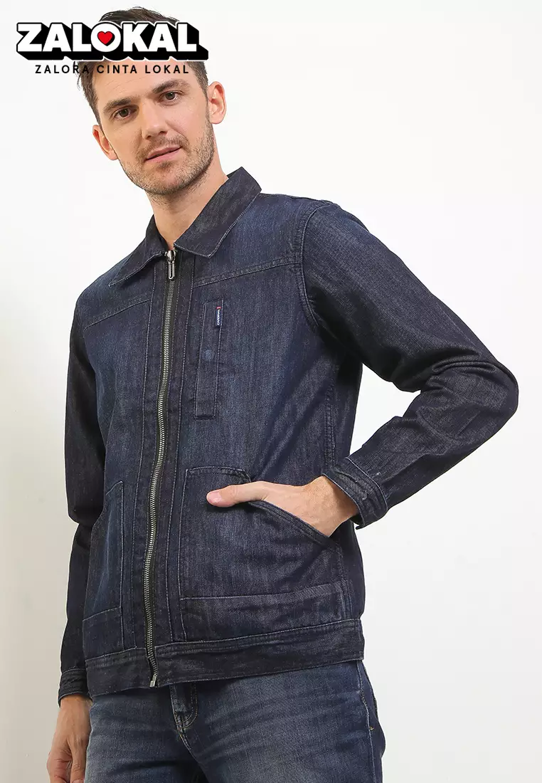 Jual Cardinal Cj Denim Jacket Original 2024 | ZALORA Indonesia