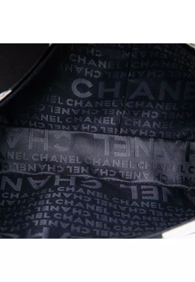 Buy Chanel Pre-Loved Chanel Small Silk And Lambskin Net Tahiti Flap ...
