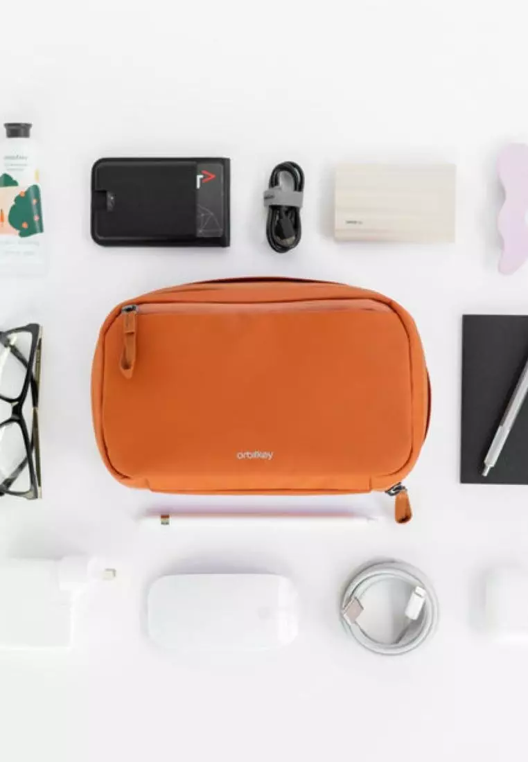 Buy Orbitkey Orbitkey 2-In-1 Tech Pouch (Terracotta) Online | ZALORA Malaysia