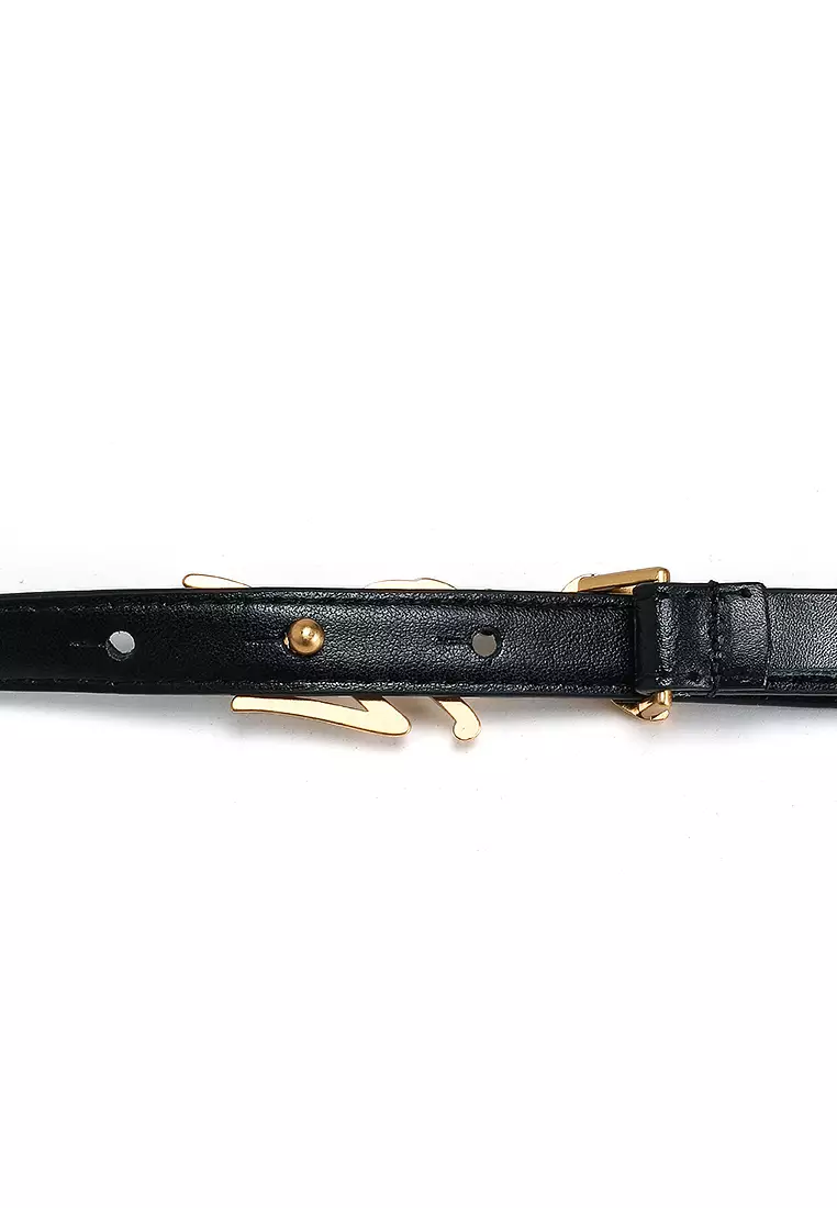Jual KARL LAGERFELD Signature Small Buckle Belt Original 2025 | ZALORA ...
