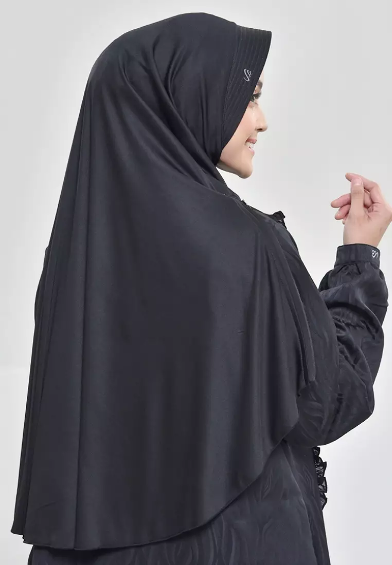 Jual RABBANI Rabbani - Kerudung Sayara Exclusive Hitam XL Original 2025 ...