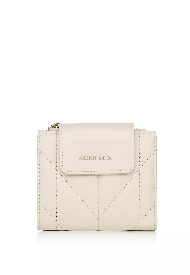 Buy Milliot & Co. Viean Quilted Top Zip Mini Wallet 2025 Online ...