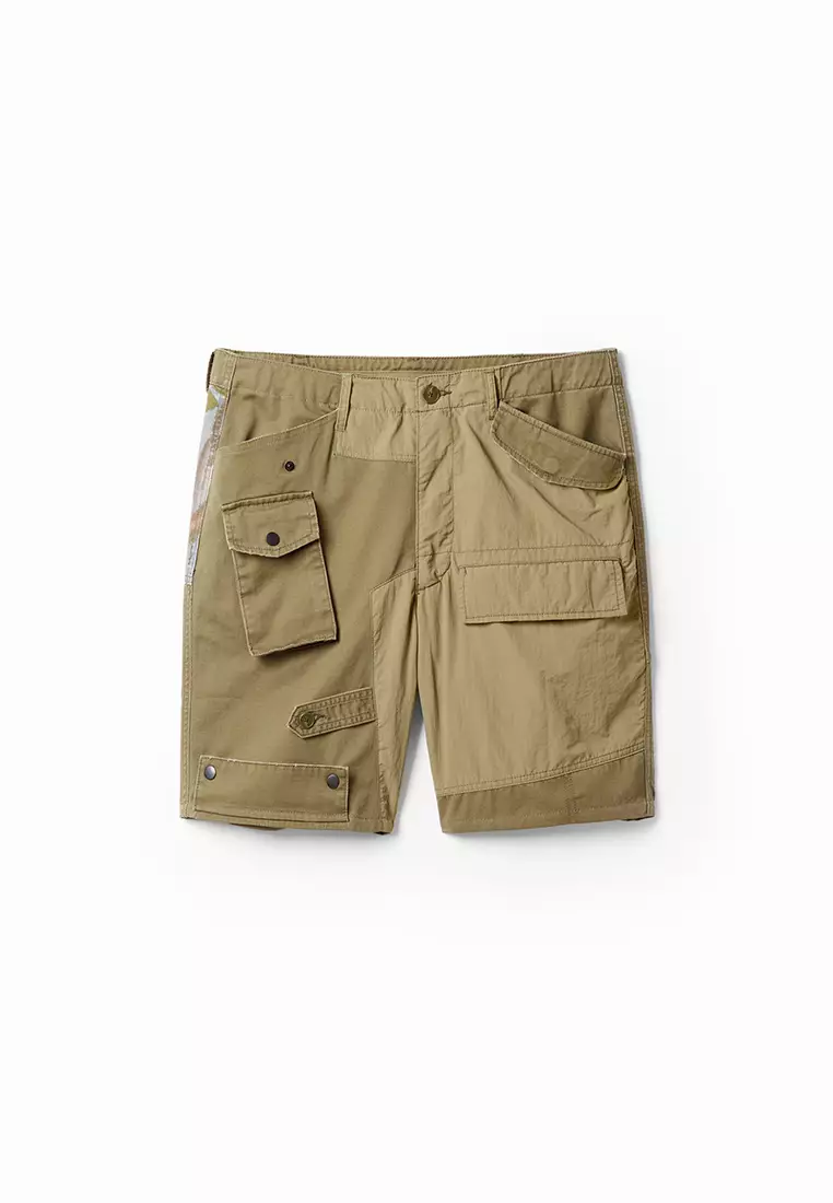 線上選購 Desigual Desigual Man Worker pocket Bermuda shorts. | ZALORA 台灣
